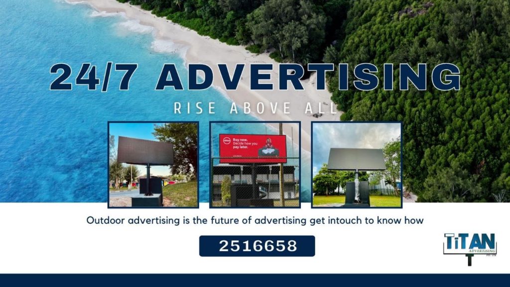 Titan Advertising – Seychelles’ first digital outdoor advertising company